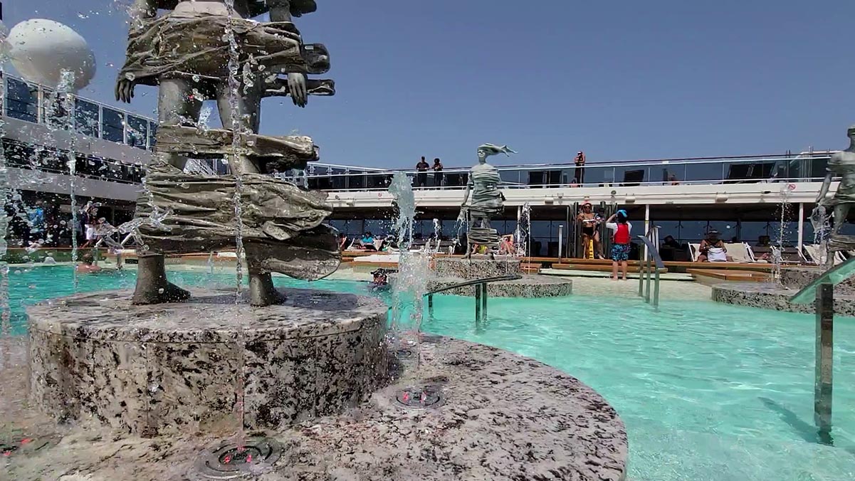 MSC Meraviglia: Sea Day at The Pools | CruiseHabit